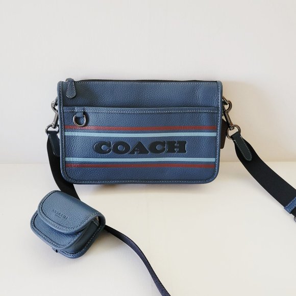 Coach | Bags | Coach Cg998 Heritage Convertible Crossbody Tech ...